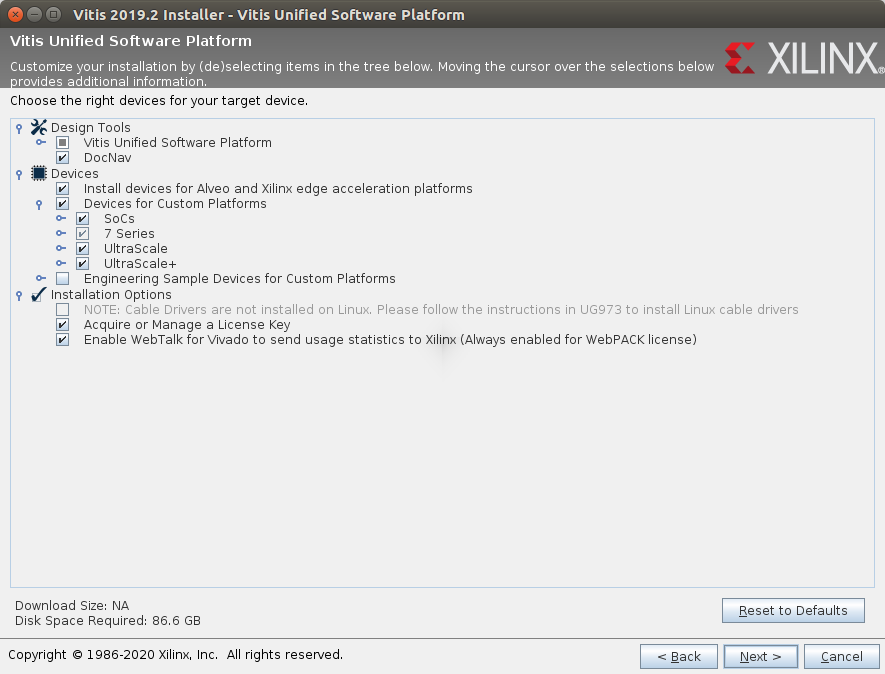 ubuntu 16.04 (18.04一样）下安装 2020版的 XILINX VITIS_vitis需要的最低版本ubuntu-CSDN博客