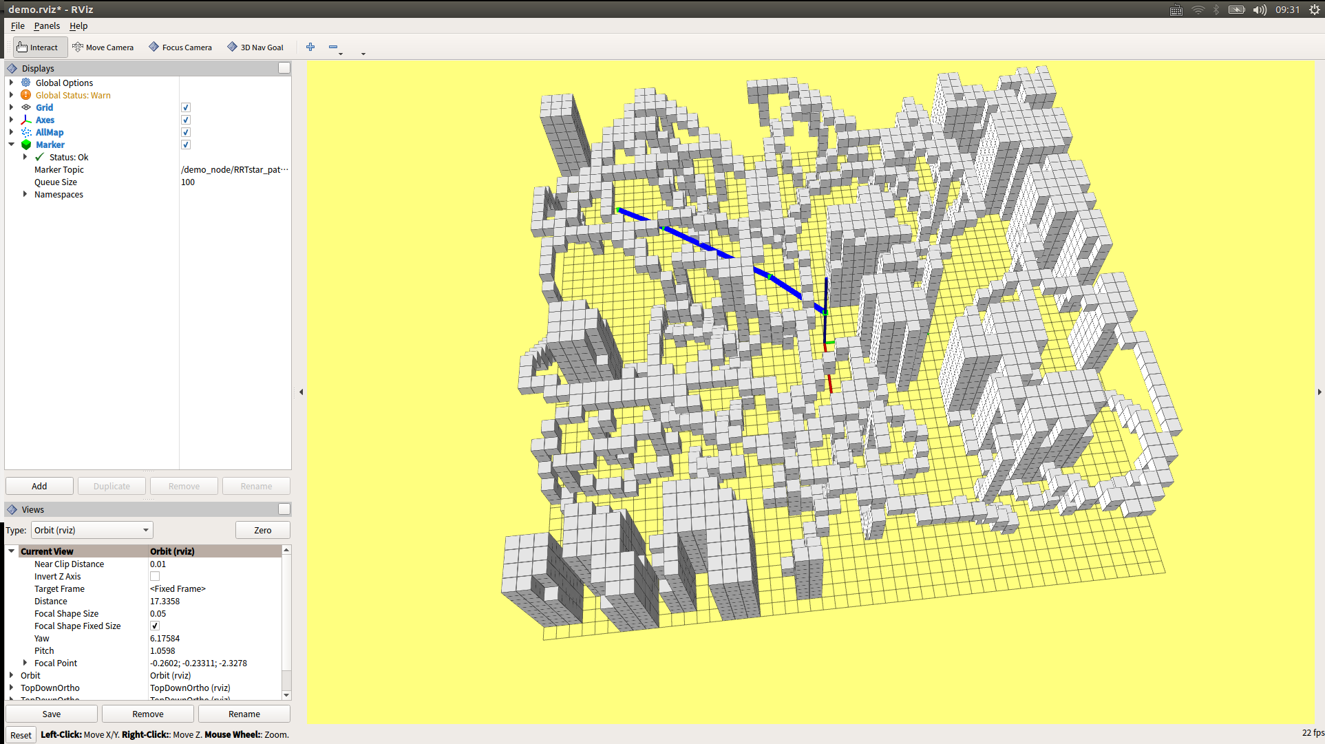 OMPL库实现RRT*_把 户定义的起点、终点、地图 ompl 库定义的数据结构表-CSDN博客