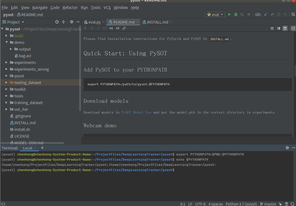 商汤PySot的配置使用（1）---siam跟踪算法demo、test、eval_pysot配置-CSDN博客