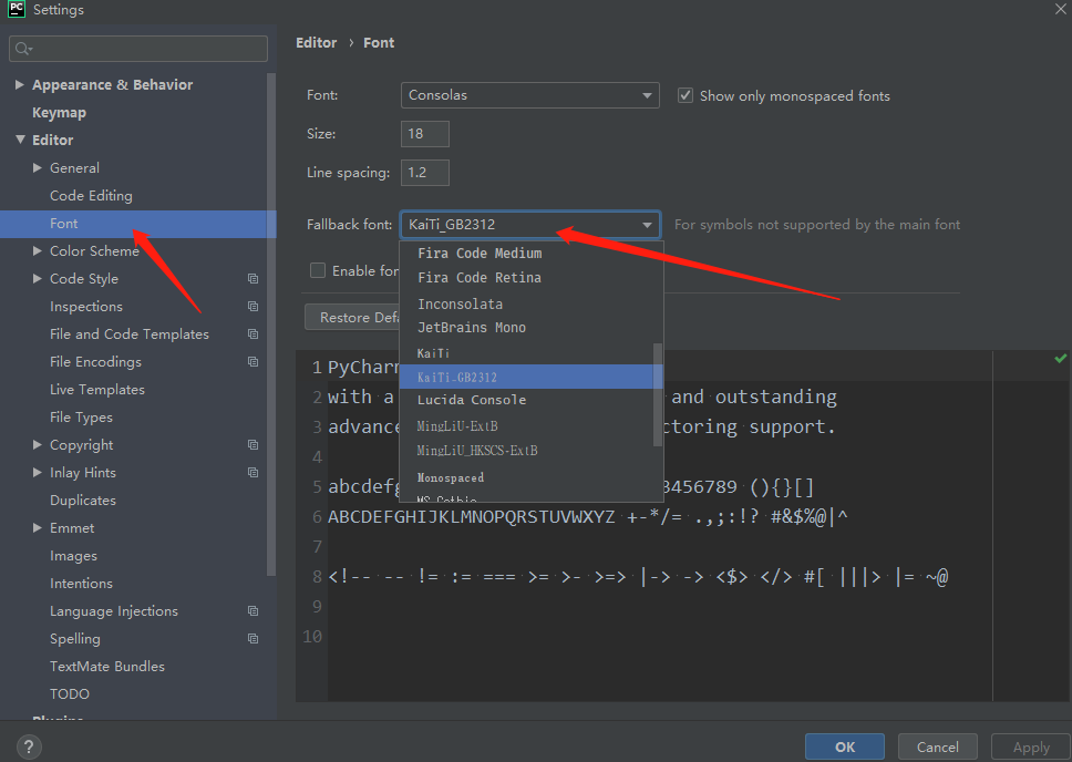 idea、pycharm中字体和代码标志线设置_idea行长度提示线-CSDN博客