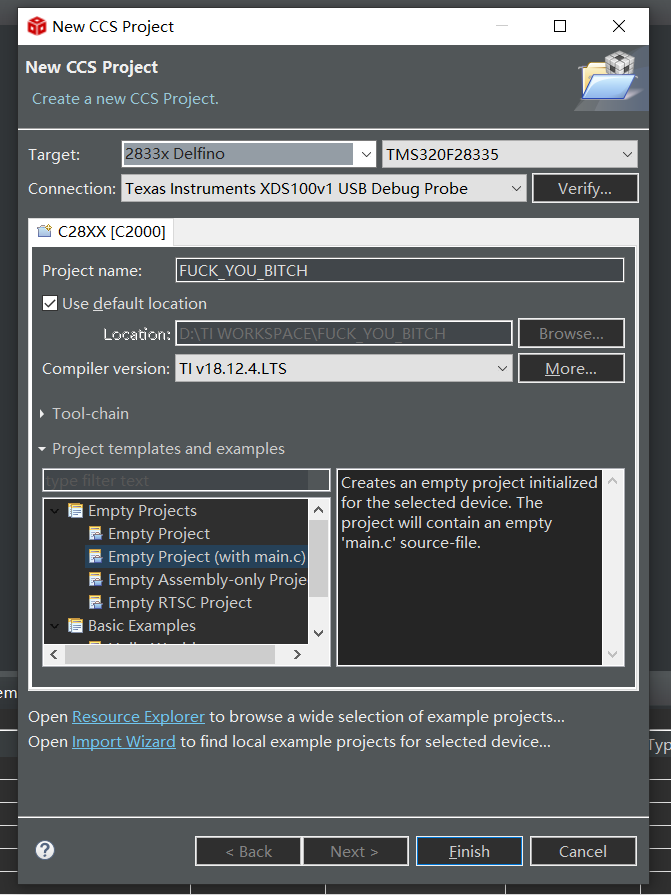 新手小白入门TMS320F28335-CSDN博客
