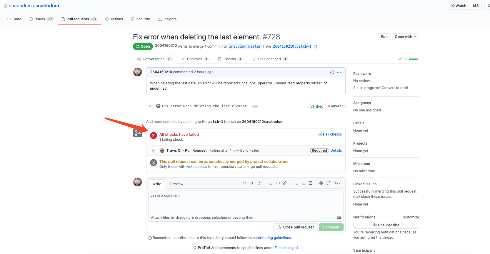 记录如何向GitHub开源仓库提交代码，查找并解决 All checks have failed 心塞塞_githuball_爱玲姐姐的博客-CSDN博客