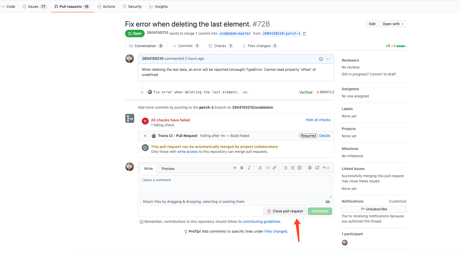 记录如何向GitHub开源仓库提交代码，查找并解决 All checks have failed 心塞塞_githuball_爱玲姐姐的博客-CSDN博客