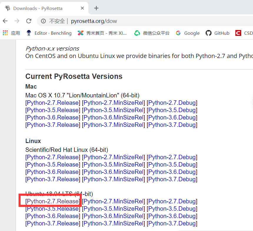 PyRosetta installation - Programmer Sought