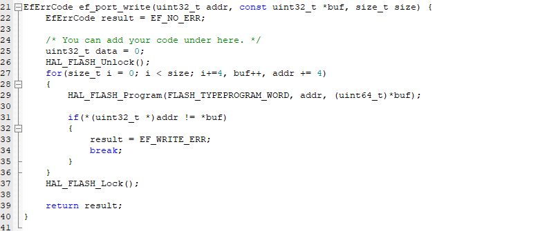 stm32 hal库+EasyFlash数据库完成片内FLASH的读写工作_easyflash能用内部flash不-CSDN博客