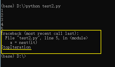 python 异常处理 StopIteration 用来作为迭代器的输出停止/next()-CSDN博客