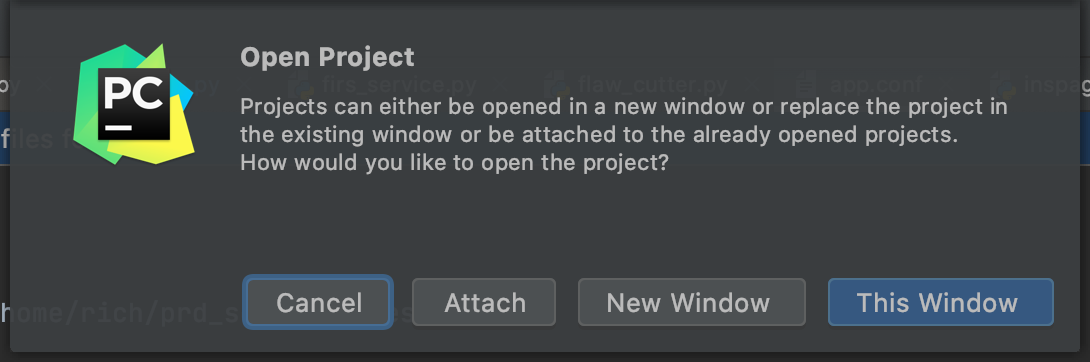 Loading multiple projects in Pycharm - Programmer Sought