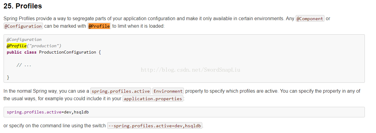 使用 spring.profiles.active 及 @profile 注解 动态化配置内部及外部配置_spring ...