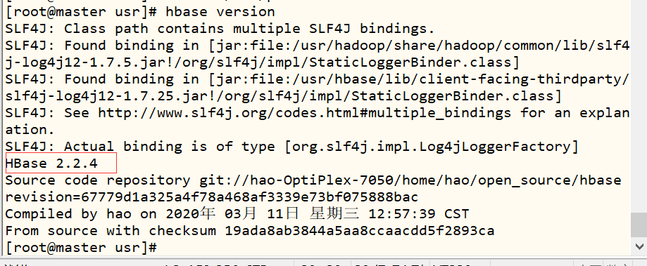 HBase安装与基本应用_两个列族单元格内的数据可以保留最近的 3 个版本。-CSDN博客