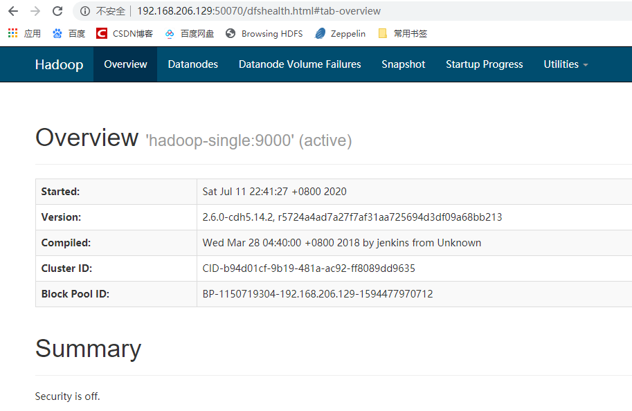 搭建hadoop单机环境（伪分布式）--就是这么简单_hadoop.proxyuser.root.hosts-CSDN博客