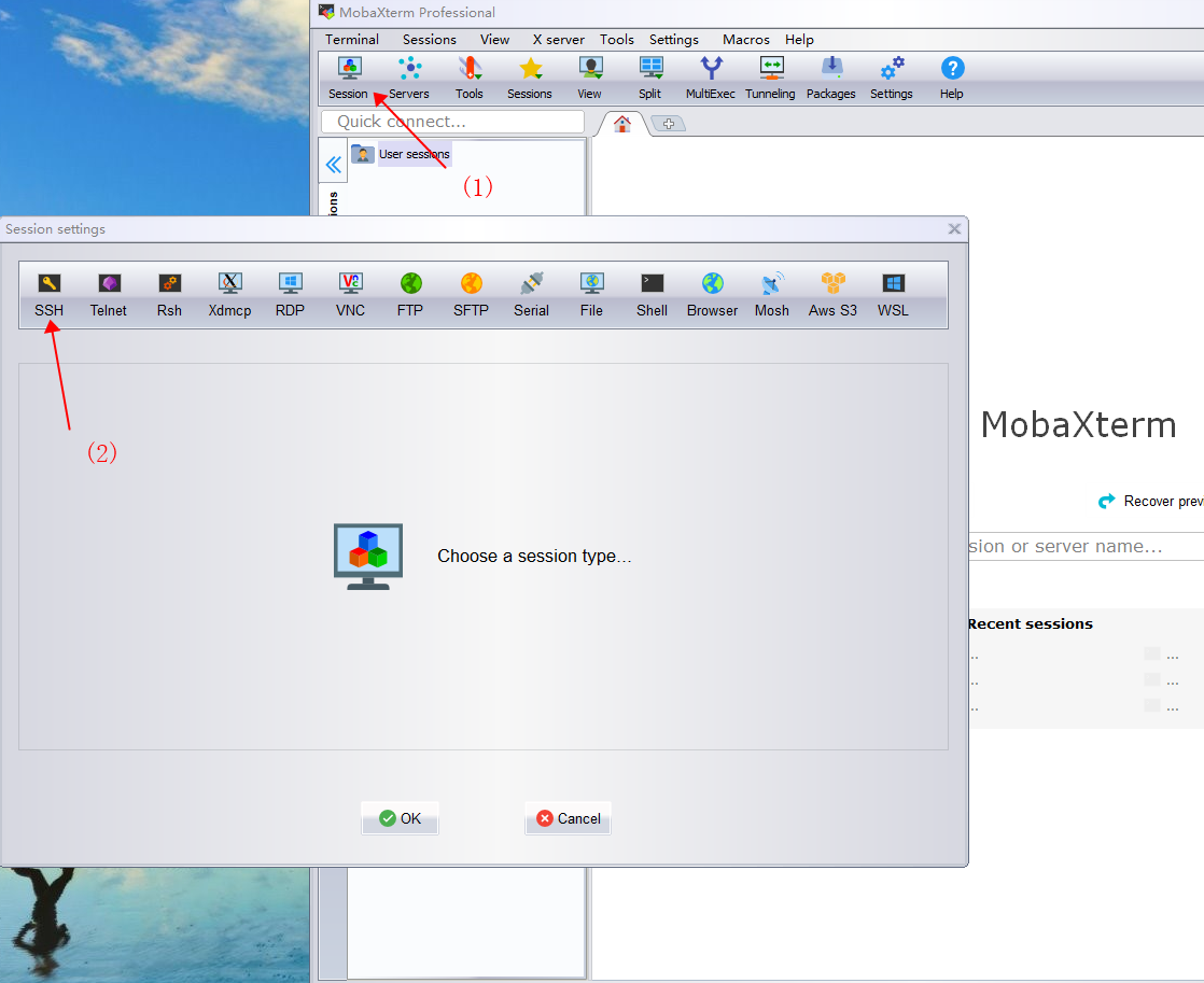 一看就会的Linux环境 安装配置 MySQL 连接MobaXterm（图文）_用mobaxterm传输mysql-CSDN博客
