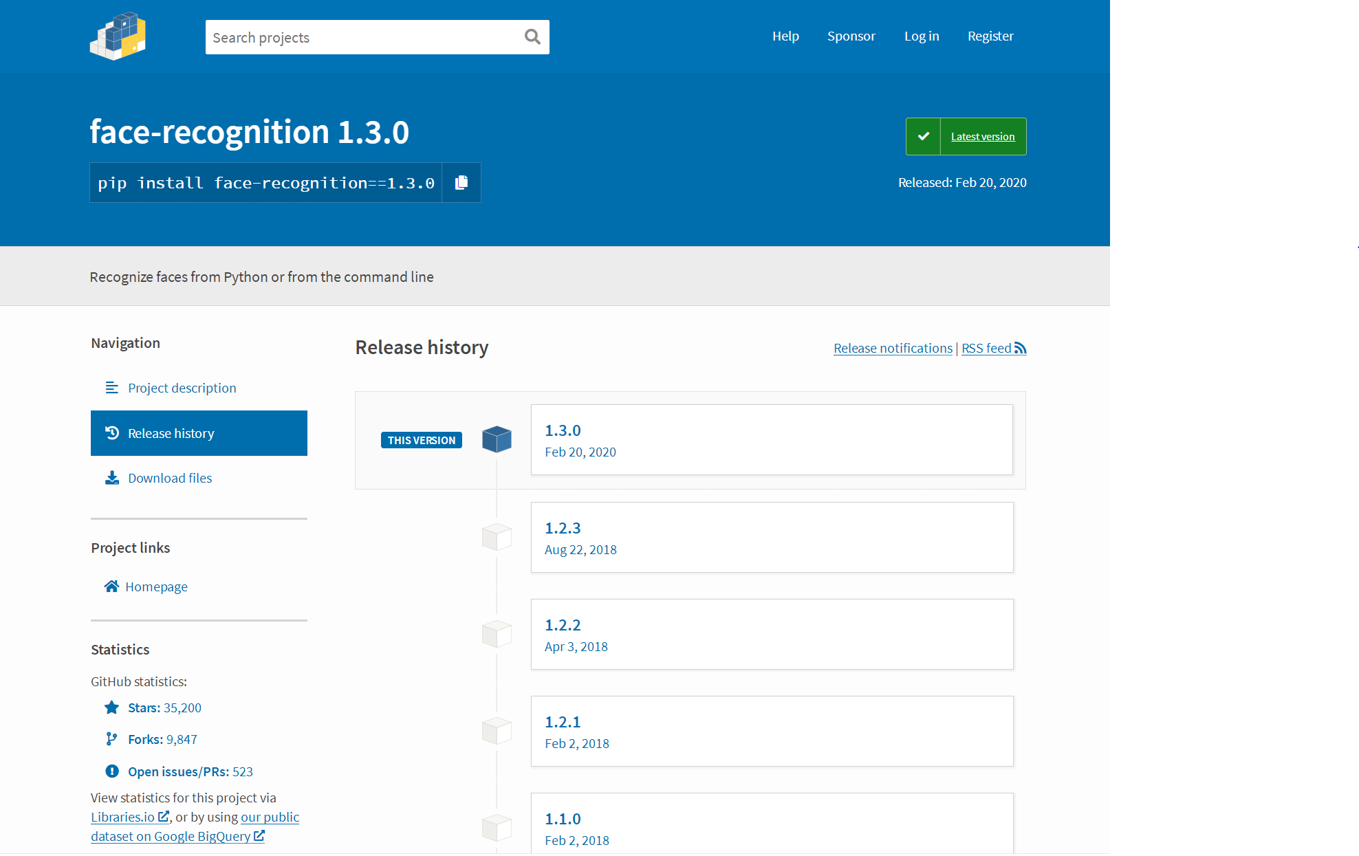 已解决ImportError: No module named ‘face_recognition‘_importerror ...