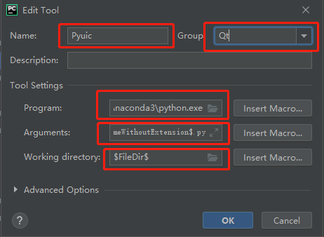 PyCharm+PyQt5+QtDesigner配置_qt design + pyqt5 + pycharm-CSDN博客