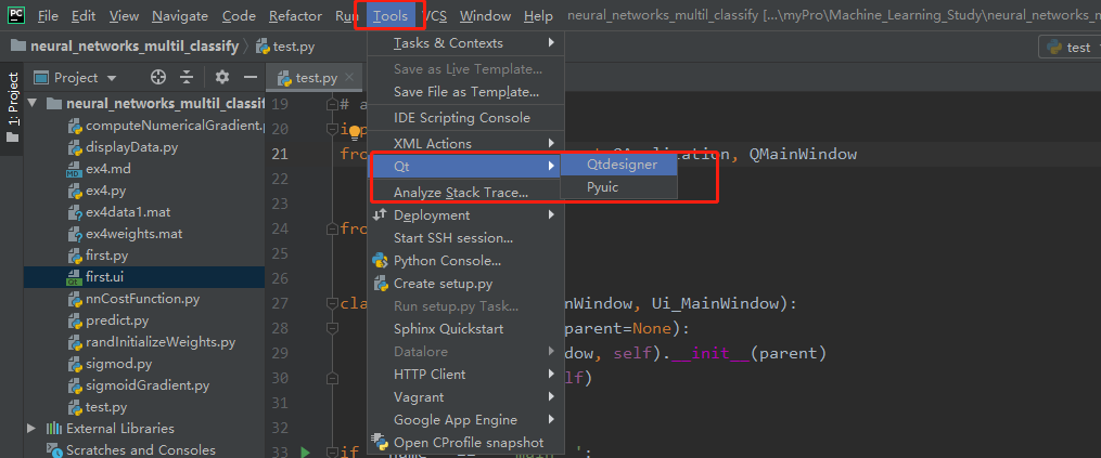 PyCharm+PyQt5+QtDesigner配置_qt design + pyqt5 + pycharm-CSDN博客