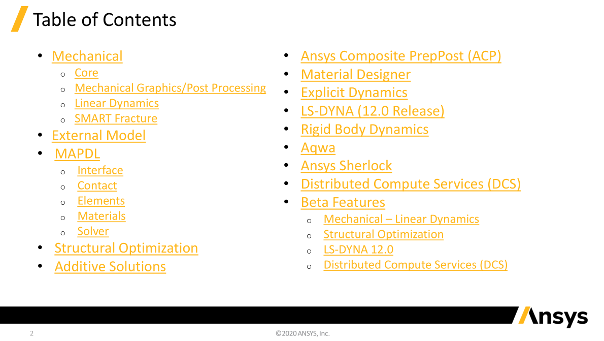 ANSYS2020 R2 Structural Mechanics最新亮点_ansys的structural mechanics-CSDN博客