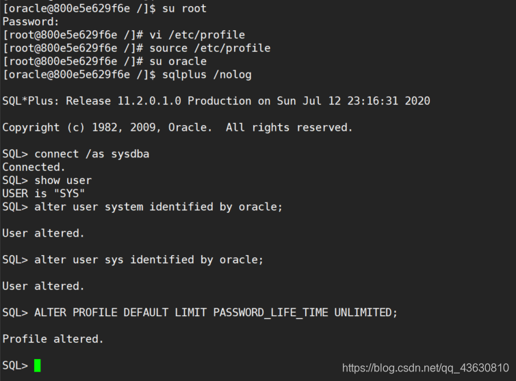 使用docker安装oracle镜像及其简单的使用 连接docker Oracle镜像 Csdn博客