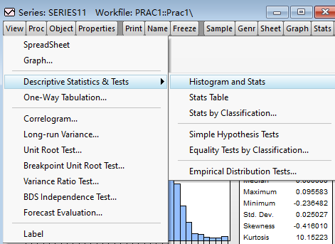 Eview操作步骤——数据导入及数据建模_eviews导入股票日收盘价数据-CSDN博客