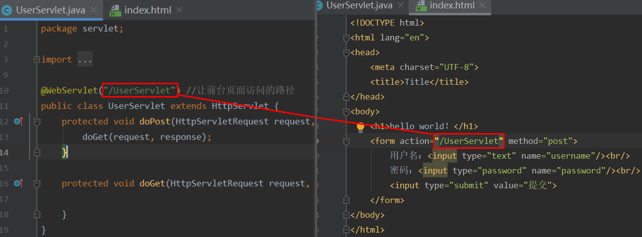 利用servlet实现前台与后台的两种简单交互方式_用户输入登录信息提交给servlet进行接收,servlet接收到请求内容后,对其合法性进行-CSDN博客