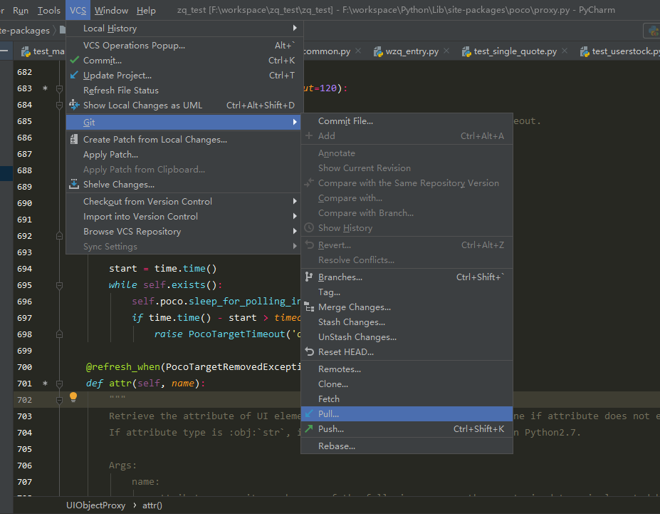 Git拉取失败 Your local changes would be overwritten by merge.Commit, stash ...