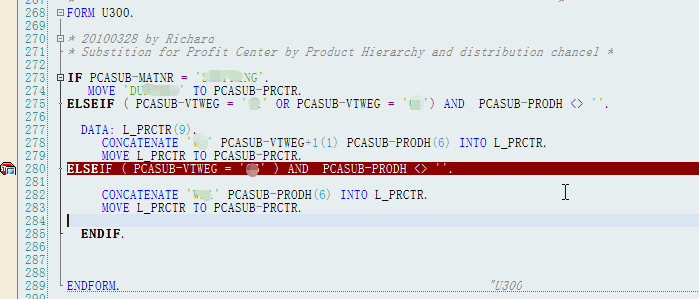 SAP 销售订单及发票 利润中心替代 Userexit出口 配置及程序_sap物料的利润中心怎么带到发票里-CSDN博客
