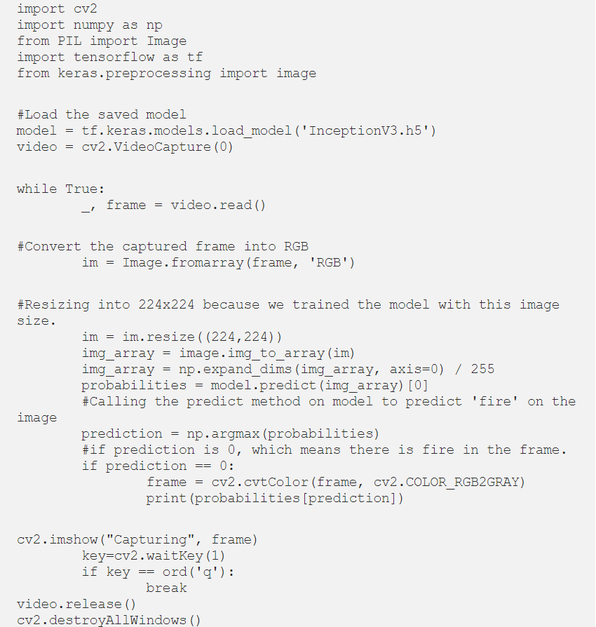 【小应用】使用深度学习和OpenCV的火灾检测系统_fire smoke dataset kaggle-CSDN博客
