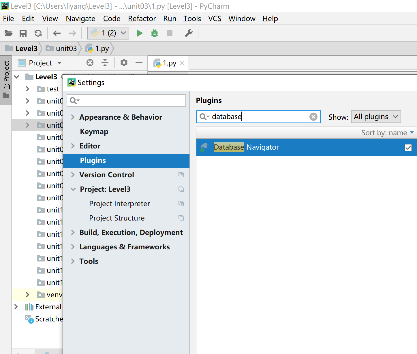 Pycharm社区版右边栏无database的解决方法_pycharm右侧数据库隐藏了-CSDN博客