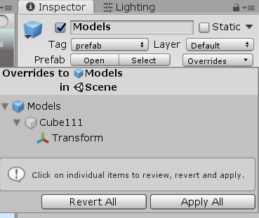 Unity one-click application of multiple prefabs - Programmer Sought