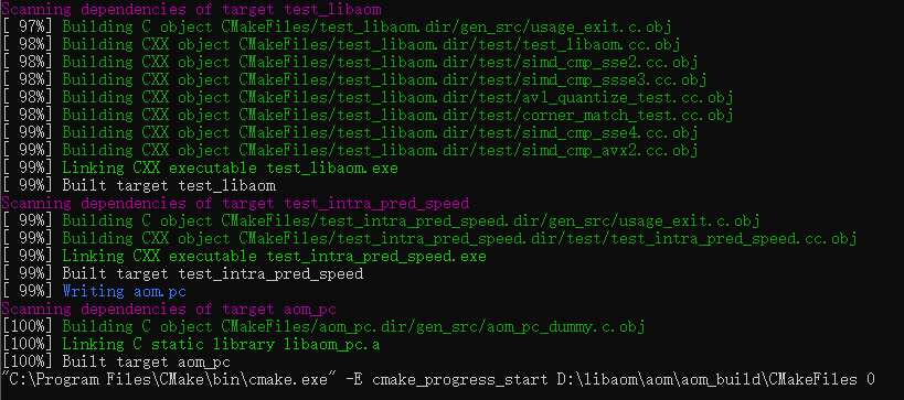 AV1 libaom编译 windows平台编译+运行_shellrl的博客-CSDN博客