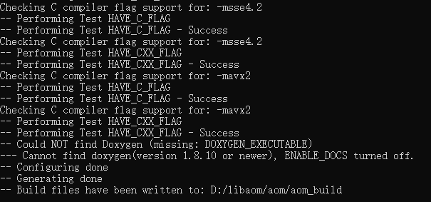 AV1 libaom编译 windows平台编译+运行_libaom 源码分析-CSDN博客
