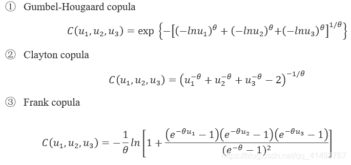 【自学笔记】三维copula的构建与分布函数的求解r语言计算藤三纬copula Csdn博客