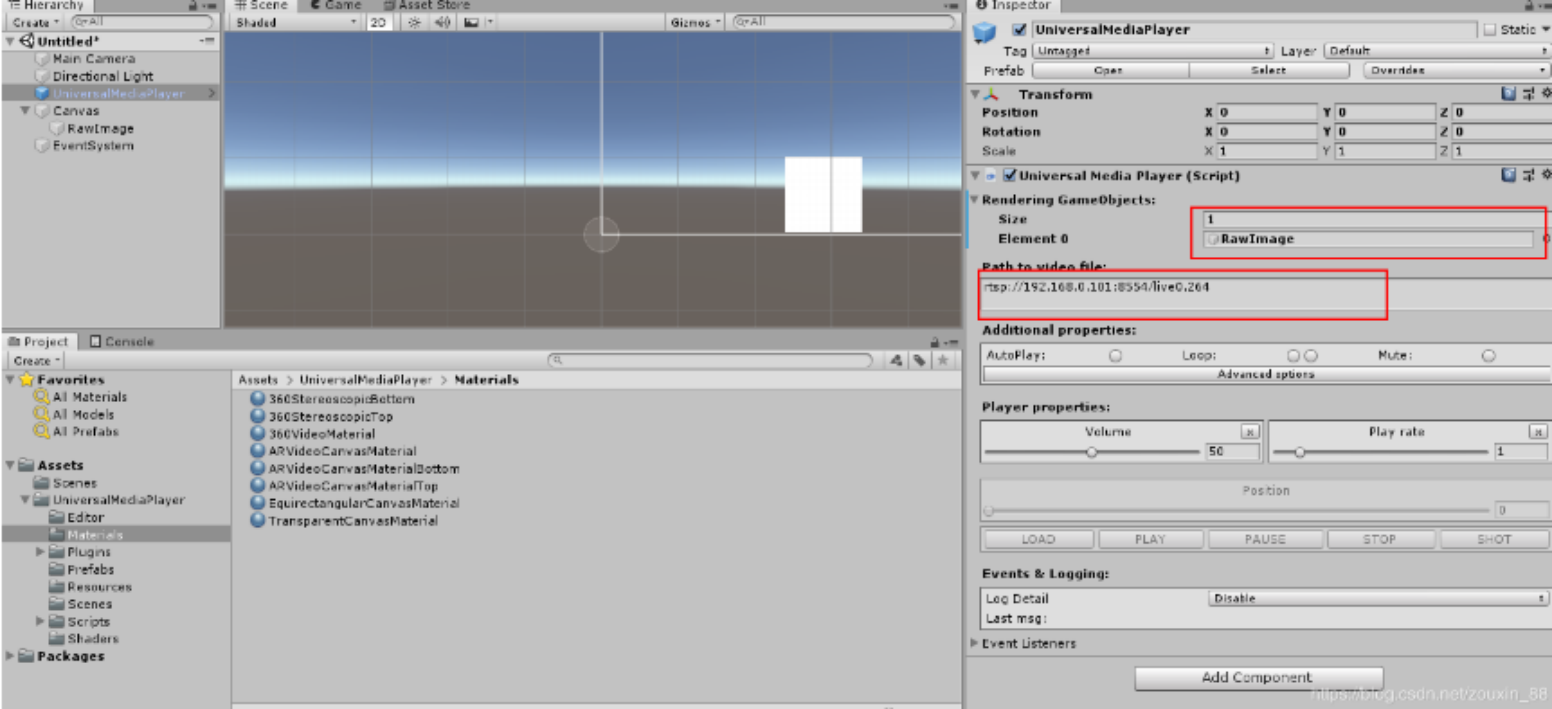 Unity使用UMP插件播放网络视频流（rtsp、rtmp、onvif）_unity 浏览器插件 支持流媒体播放-CSDN博客