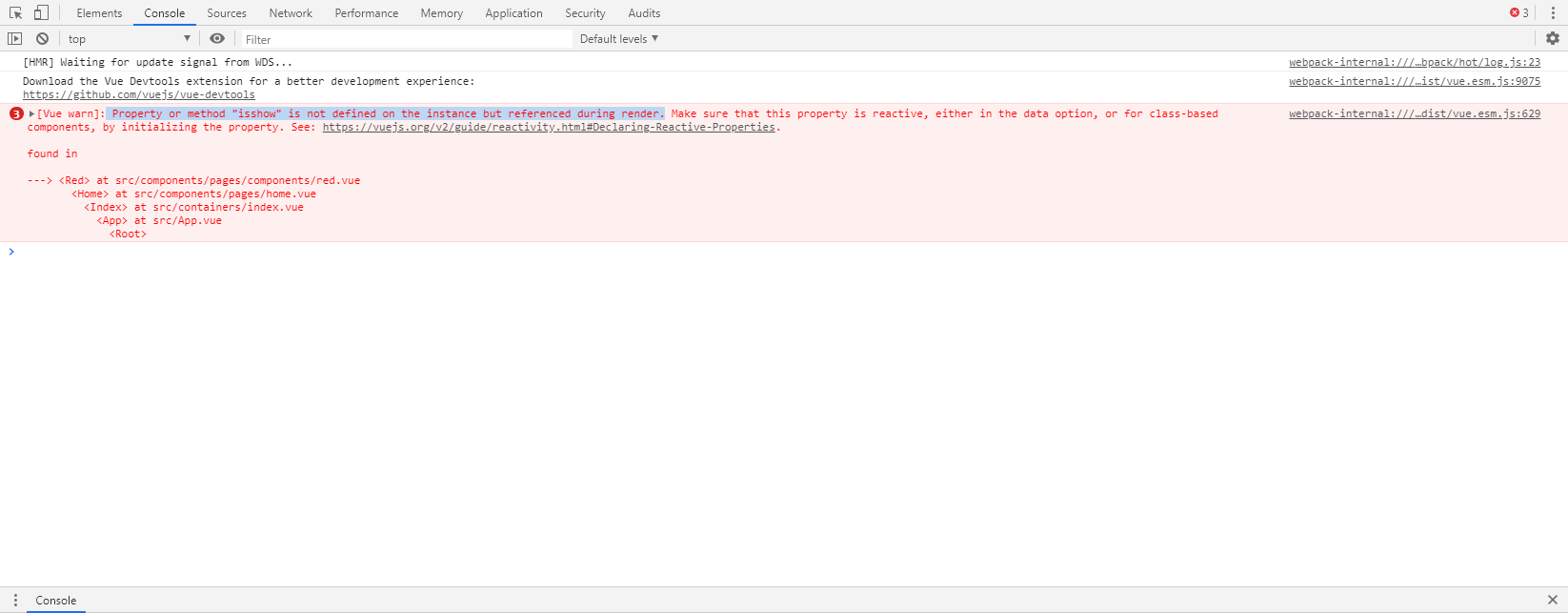 如何解决VUE中报错 “ Property or method “xxx“ is not defined on the instance but referenced during ...