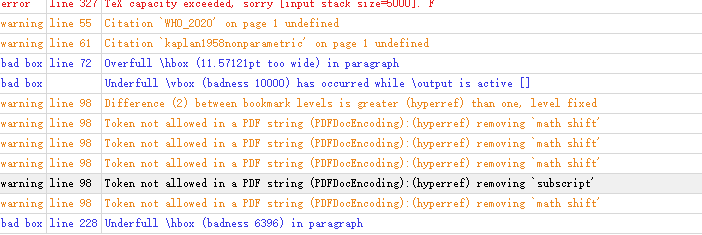 LaTeX中使用hyperref包报错_latex使用hyperref宏包运行不出来-CSDN博客