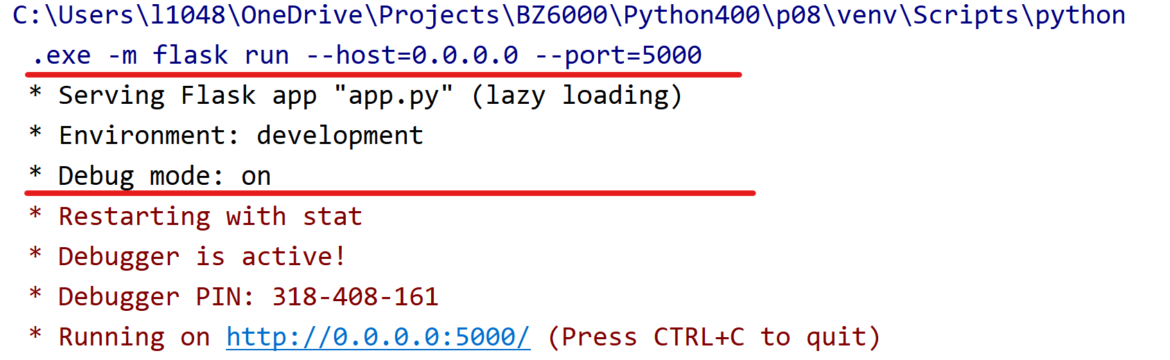 使用Pycharm运行Flask项目时 默认打开调试模式并指定主机名HOST和端口PORT_pycharm 运行代码 默认 flask()-CSDN博客
