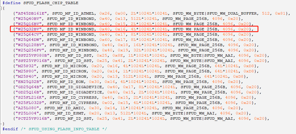 SFUD（串行 Flash 通用驱动库）移植报错解决_read sfdp parameter header information failed. the-CSDN博客