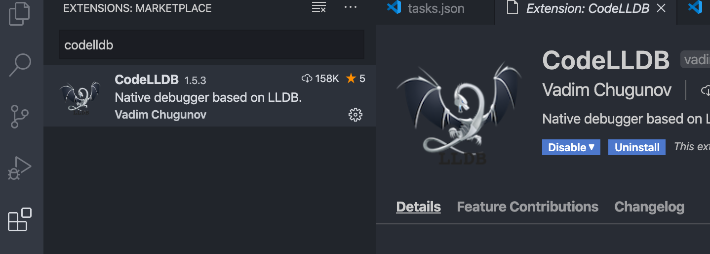 Macos Catalina Vscode C Codelldb配置 Codelldb插件是什么 Csdn博客