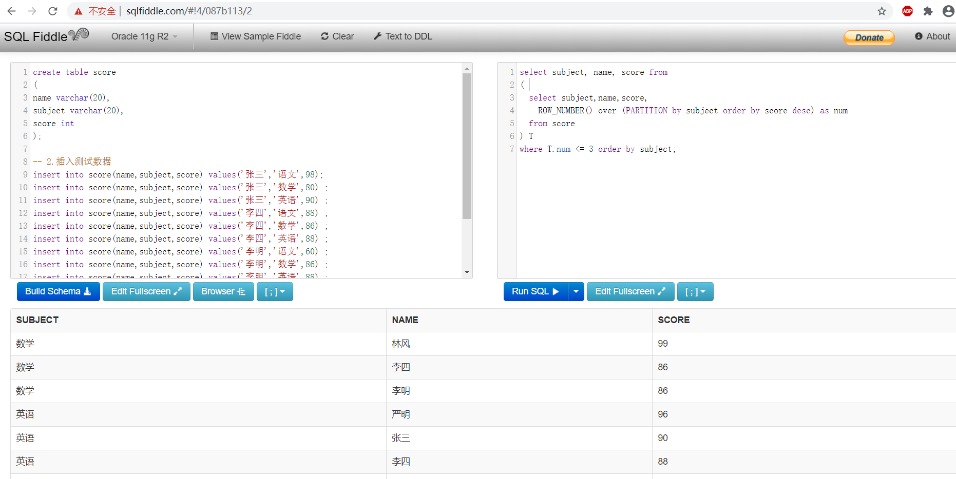 SQL 分组计算 topN_tdsql top计算-CSDN博客