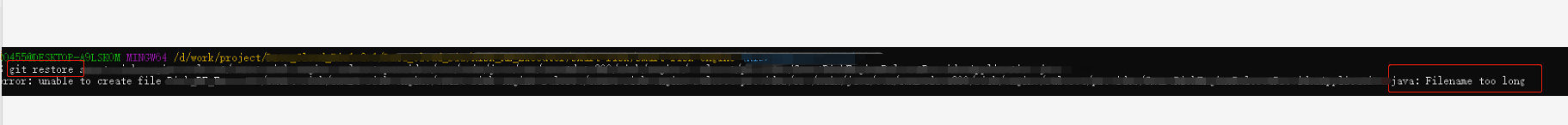 如何解决使用git时遇到的“filename Too Long“问题git File Name Too Long Csdn博客 