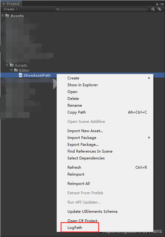 【unity Editor编辑器】 代码获取project面板选中资源路径 自定义右键菜单 Unity Editor 代码控制 Project 搜索框 Csdn博客
