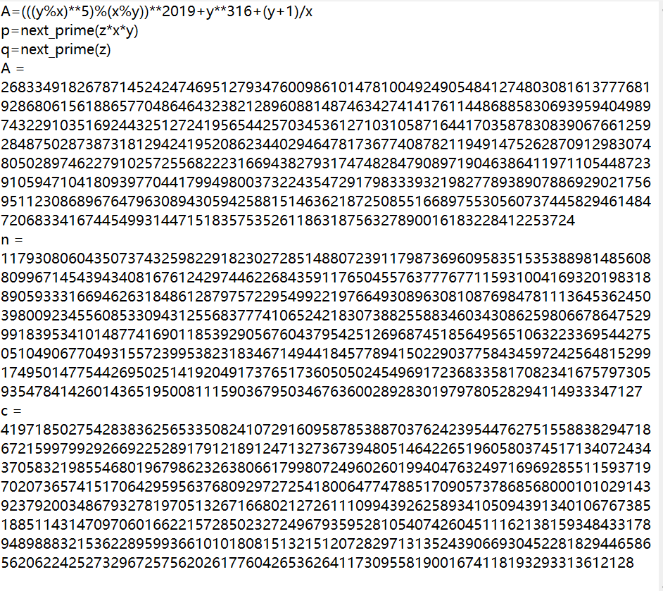 [RoarCTF2019]RSA_[roarctf 2019]rsa-CSDN博客