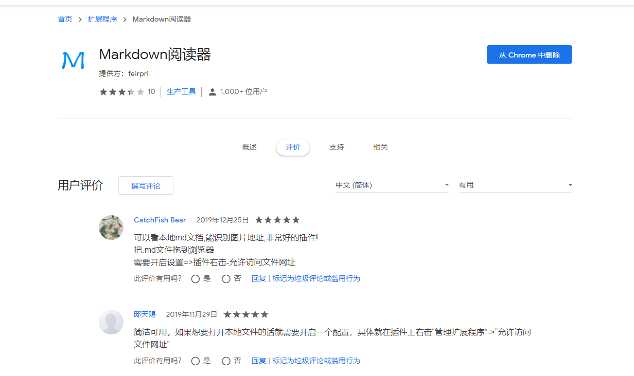 Chrome浏览器 安装插件直接查看.md文件_chrome md插件-CSDN博客
