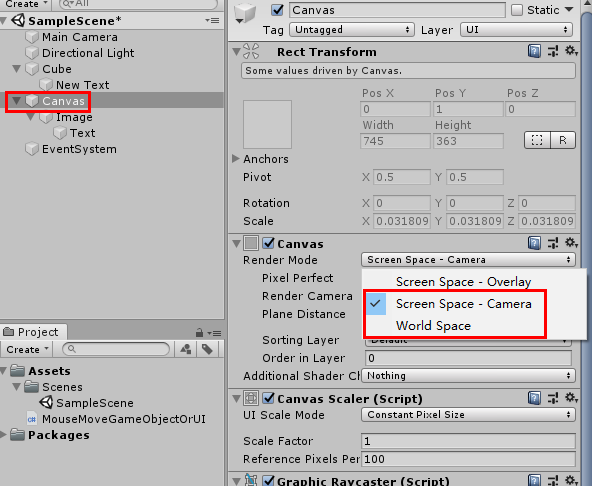 Unity 基础 之 OnMouse 简单实现 GameObject 和 UGUI 元素随着鼠标移动，拖动的效果_unity onmouse-CSDN博客