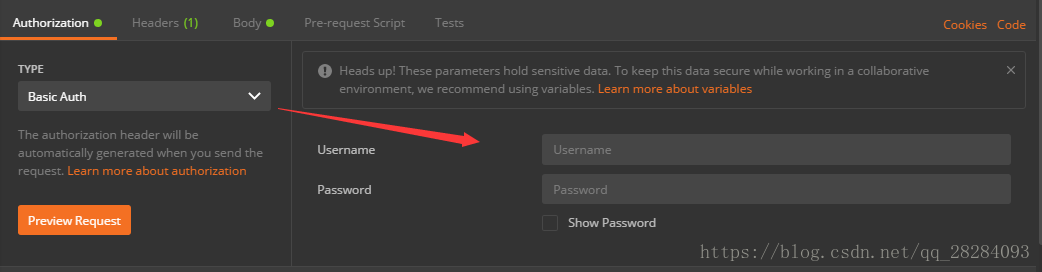 basic认证把用户名密码放在request header中，这样安全吗？_basic auth header规则是什么?-CSDN博客