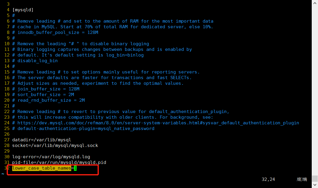 CentOS7 yum安装Mysql8.0.21 设置表名大小写不敏感_centos mysql8 不区分大小写-CSDN博客