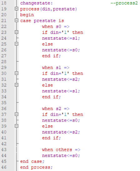 VHDL basics-state machine - Programmer Sought
