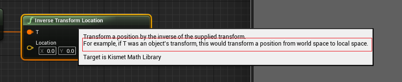 UE4 BP节点 ：相对位置，相对坐标，相对方向（Inverse Transform Direction /Location/Rotation）_ue inverse rotation-CSDN博客